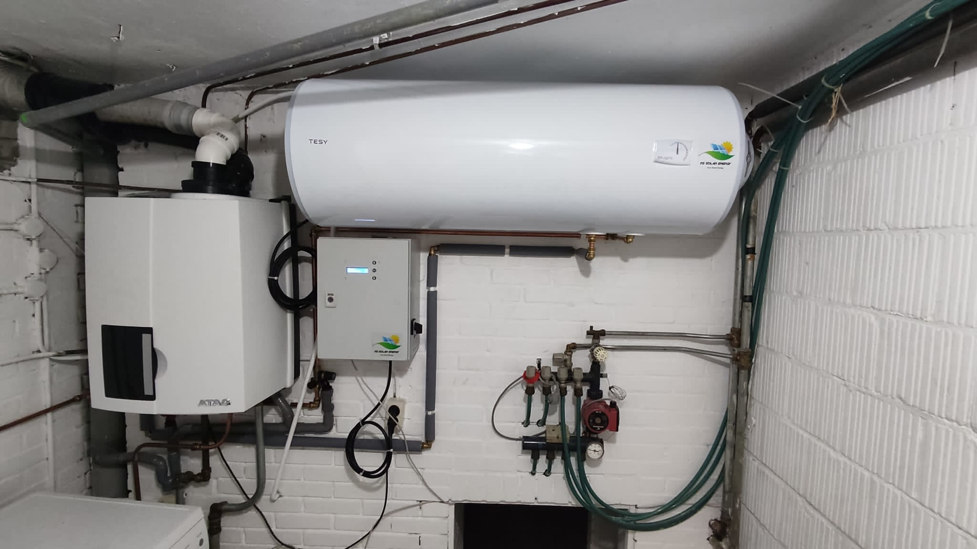 Plug en play zonnestroom warmte accu incl boiler